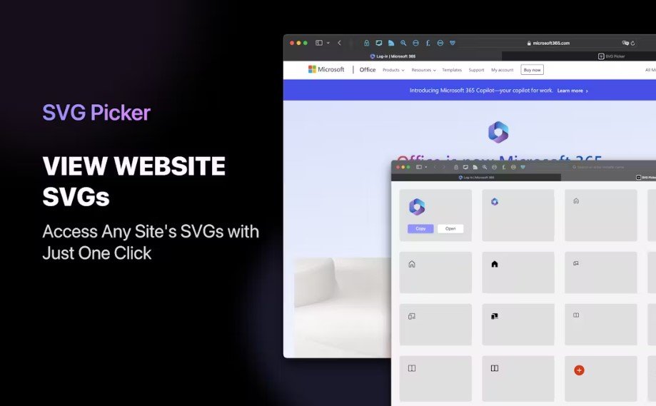 SVG Picker For Safari - View and copy SVGs effortlessly into design tools like Figma | Steemhunt